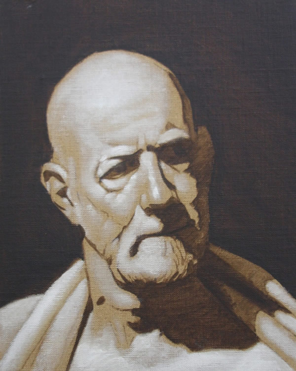 oil portrait demonstration by brian macneil, oil painting demonstration ...