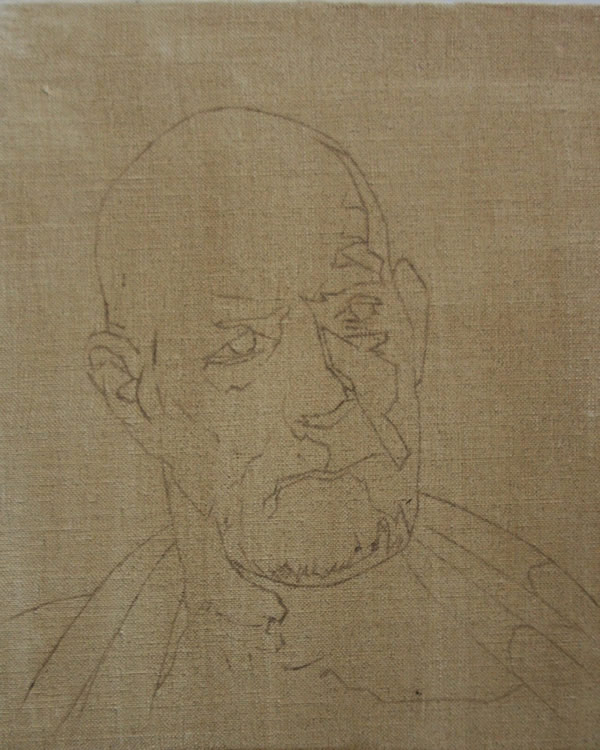 oil portrait demonstration by brian macneil, oil painting demonstration ...