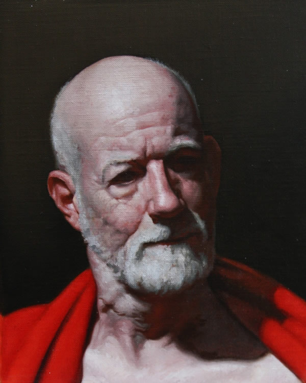 oil portrait demonstration by brian macneil, oil painting demonstration ...