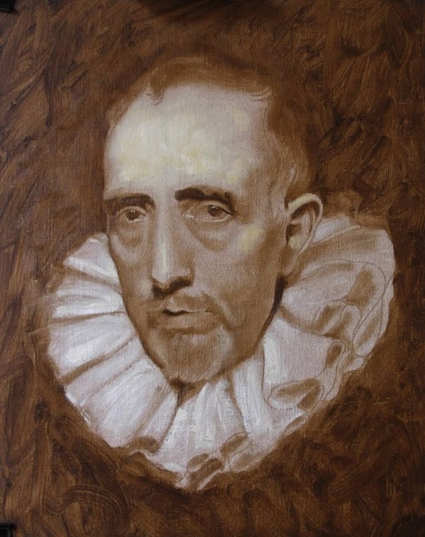 oil portrait demonstration by brian macneil, oil painting demonstration ...